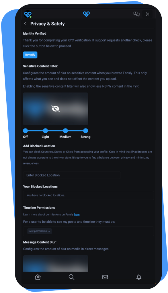 Profile and Media Permissions – Fansly Creator Hub